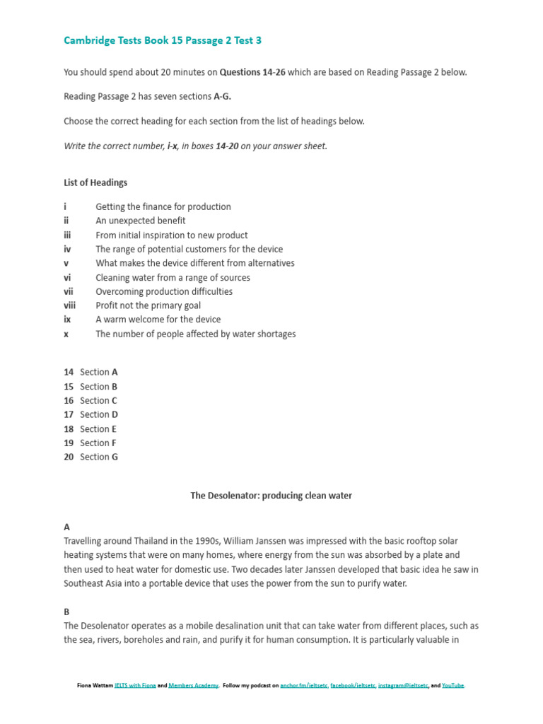 Desolenator: Solar Water Purification Device | PDF | Water | Desalination