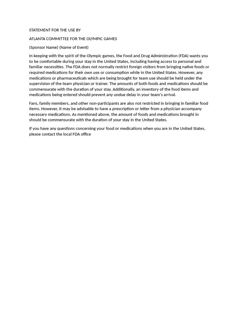 STATEMENT | PDF