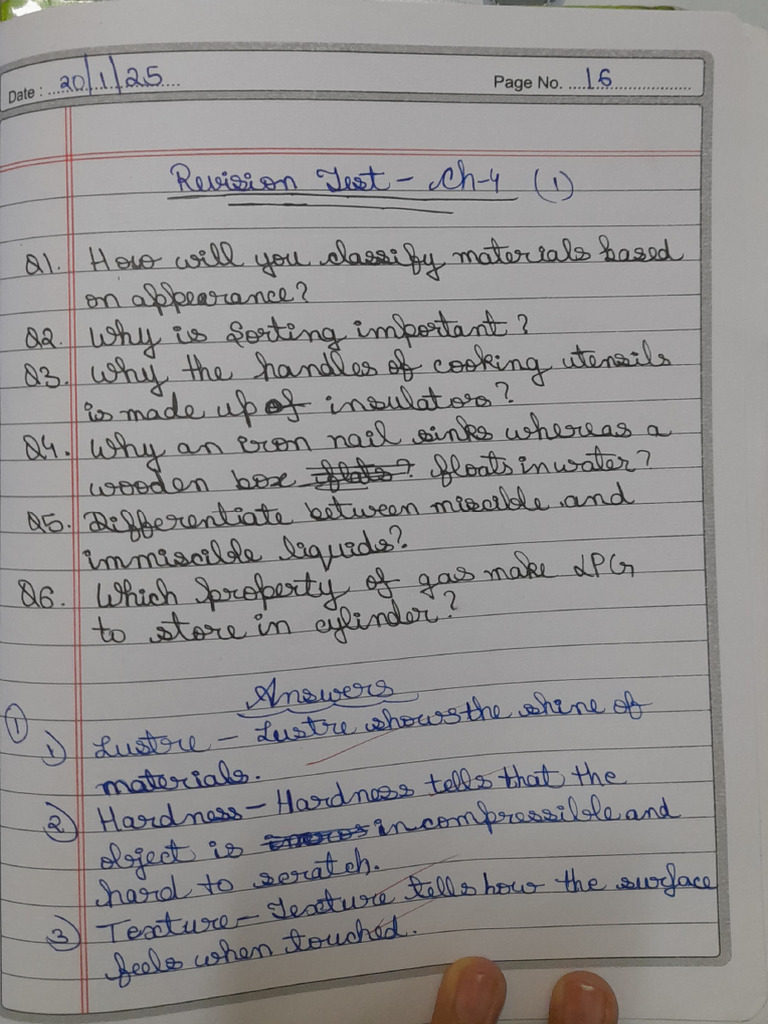 Science Class 6th Revision | PDF