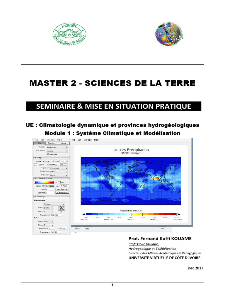 Modèles Climatiques : SIMCLIMAT et EdGCM | PDF | Dioxyde de carbone ...