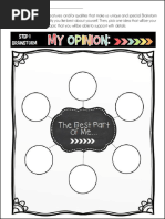 OREO Paragraph Writing Structure Scaffold - YEAR 2 | PDF