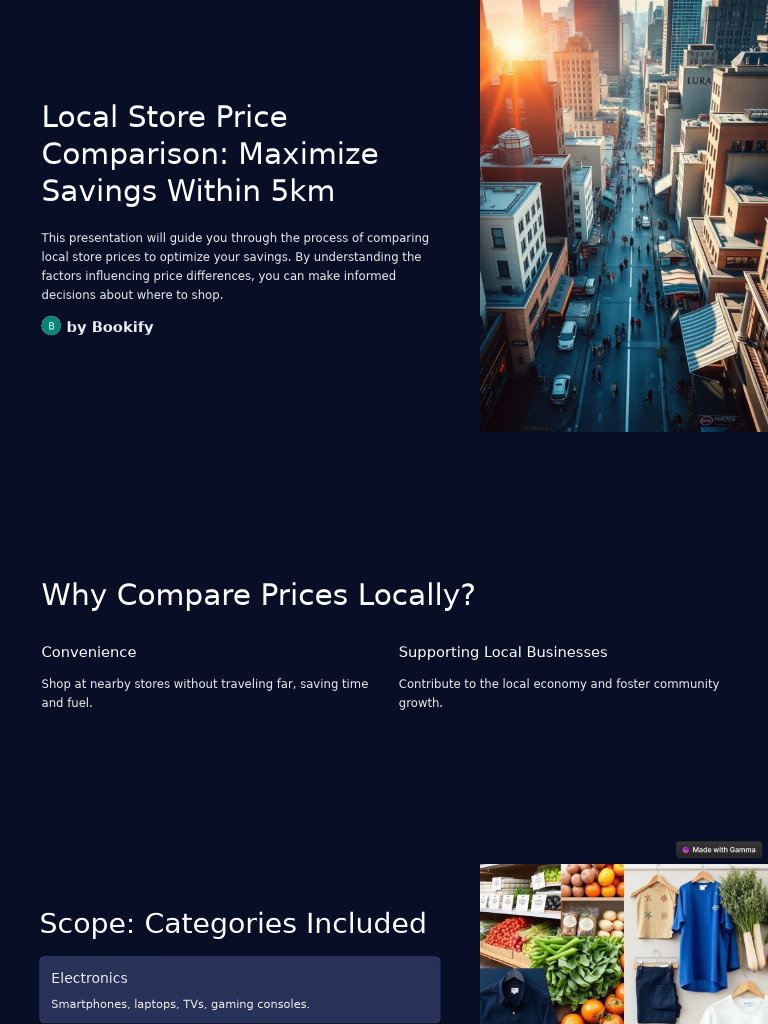 Local Store Price Comparison Maximize Savings Within 5km | PDF ...