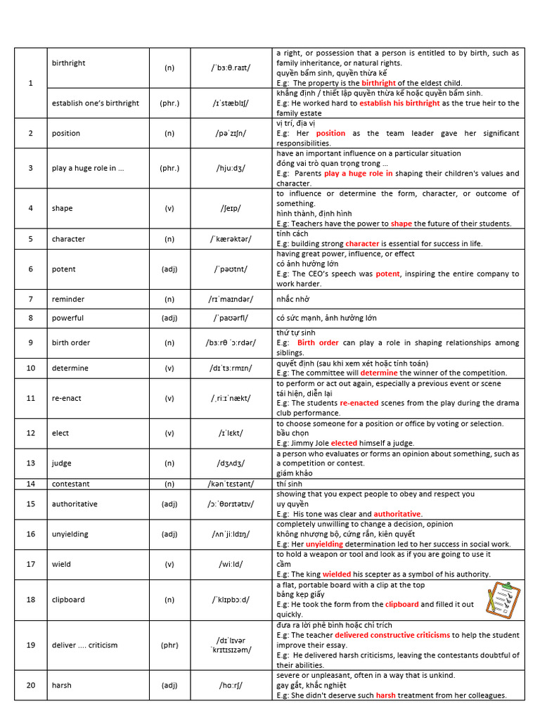 Cam Unit 7 Work Book - Vocabulary | PDF | Extraversion And Introversion | Psychology