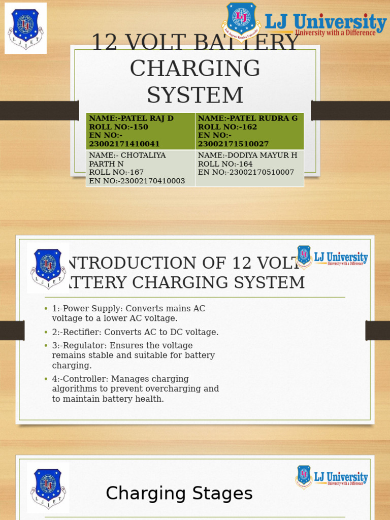 12 Volt Battery Charging System Overview | PDF