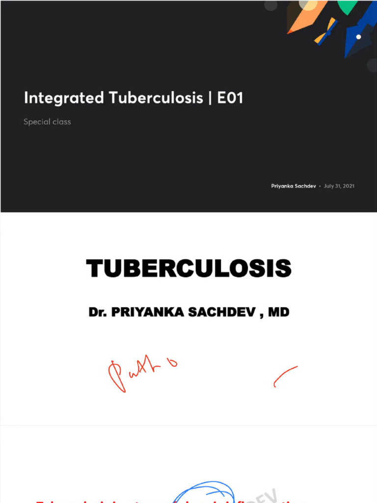 Integrated Tuberculosis E01 With Anno 1742884540165 | PDF