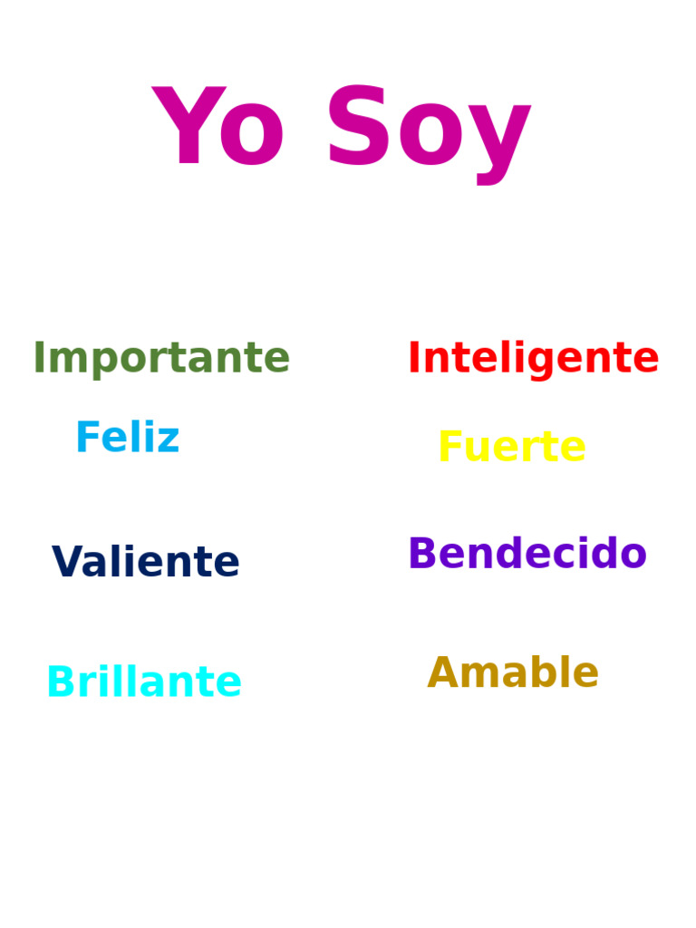 Yo Soy | PDF