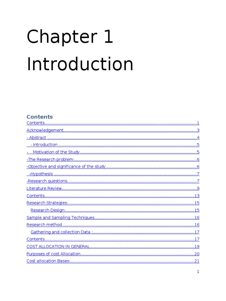 Graduation Project - Cost Allocation | PDF | Cost | Cost Accounting