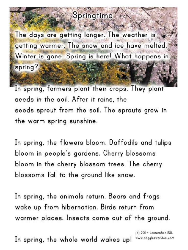Spring Is Here | PDF