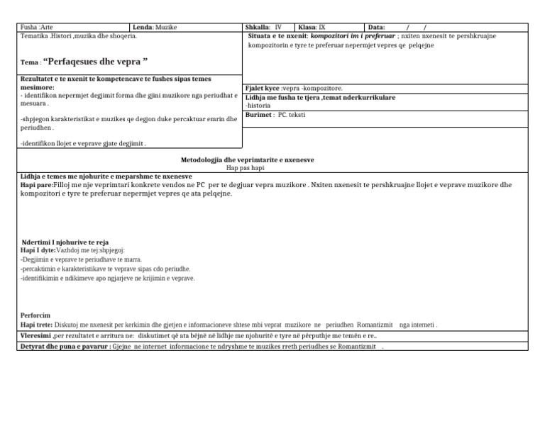 23 Ditar Klasa 9 Muzike | PDF