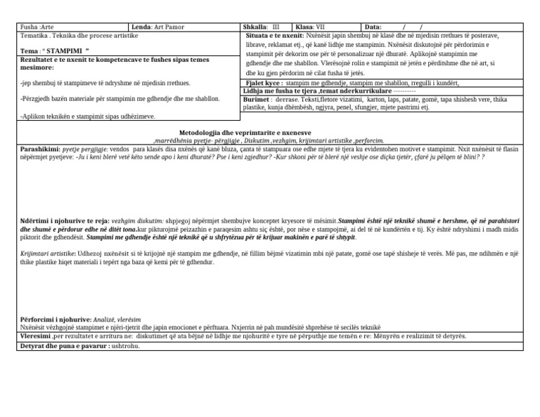 15 Ditar Klasa 7 Art Pamor | PDF