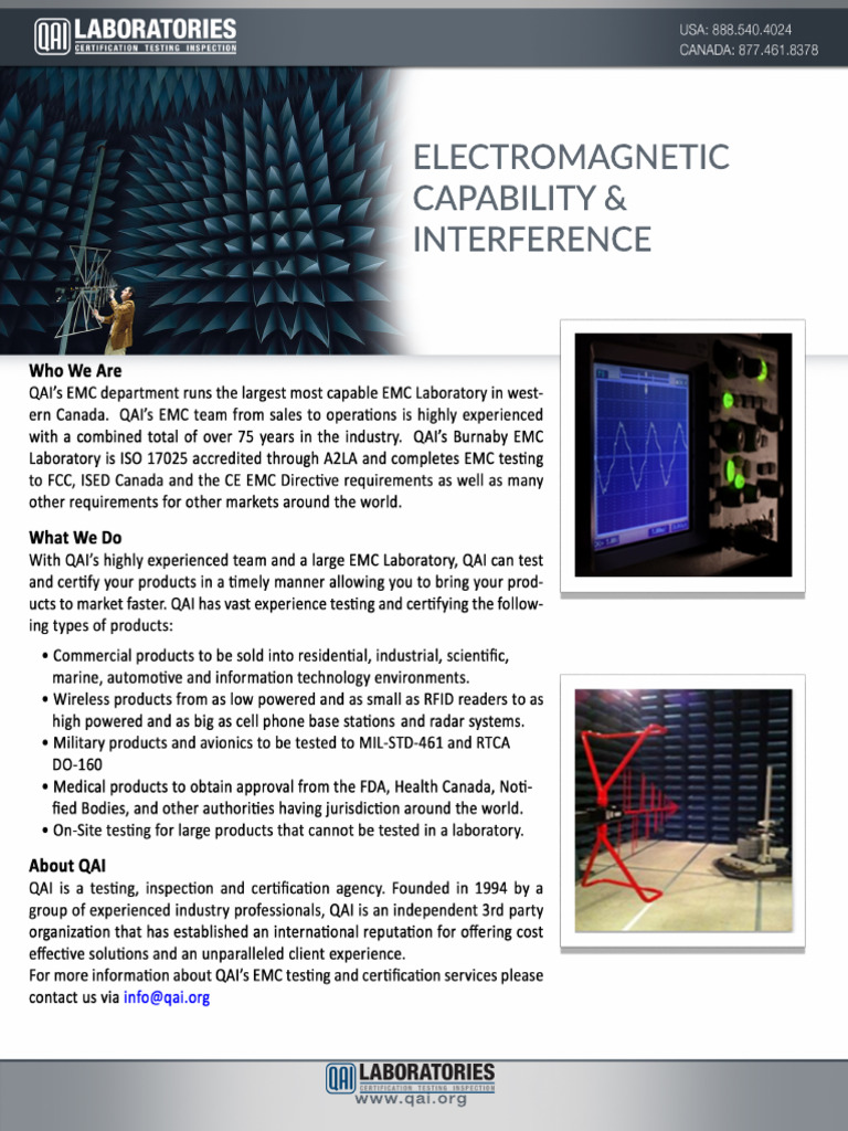 Electromagnetic Capability and Interference | PDF