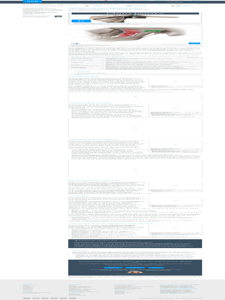 Temporomandibular Joint (TMJ) Anatomy and Function Kenhub | PDF ...