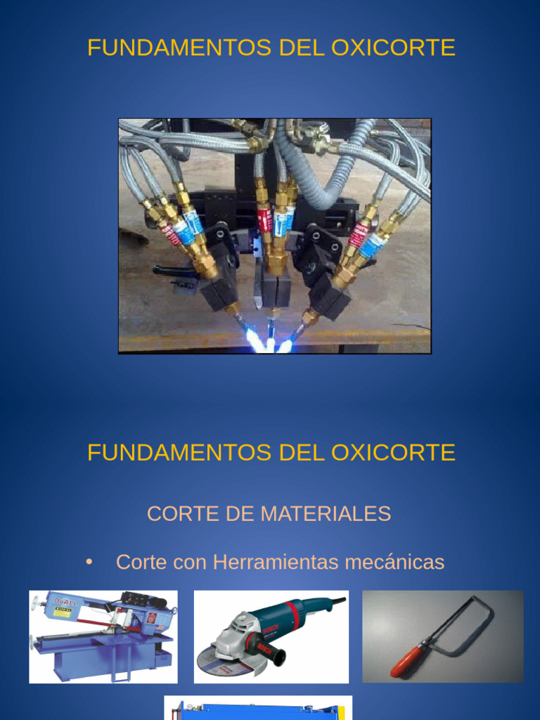 Fundamentos del Oxicorte y Técnicas | PDF | Combustión | Ingeniería de ...