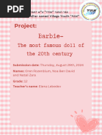 History of Barbie | PDF | Barbie | Toys
