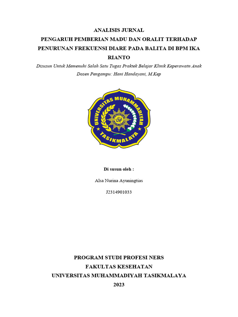 ANALISIS JURNAL _M5 _ Alsa Nurina A | PDF