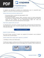 COPASA - Desligamento de Agua | PDF