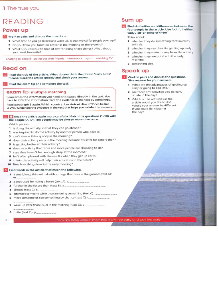 Read Comp Practice GE B1+ | PDF