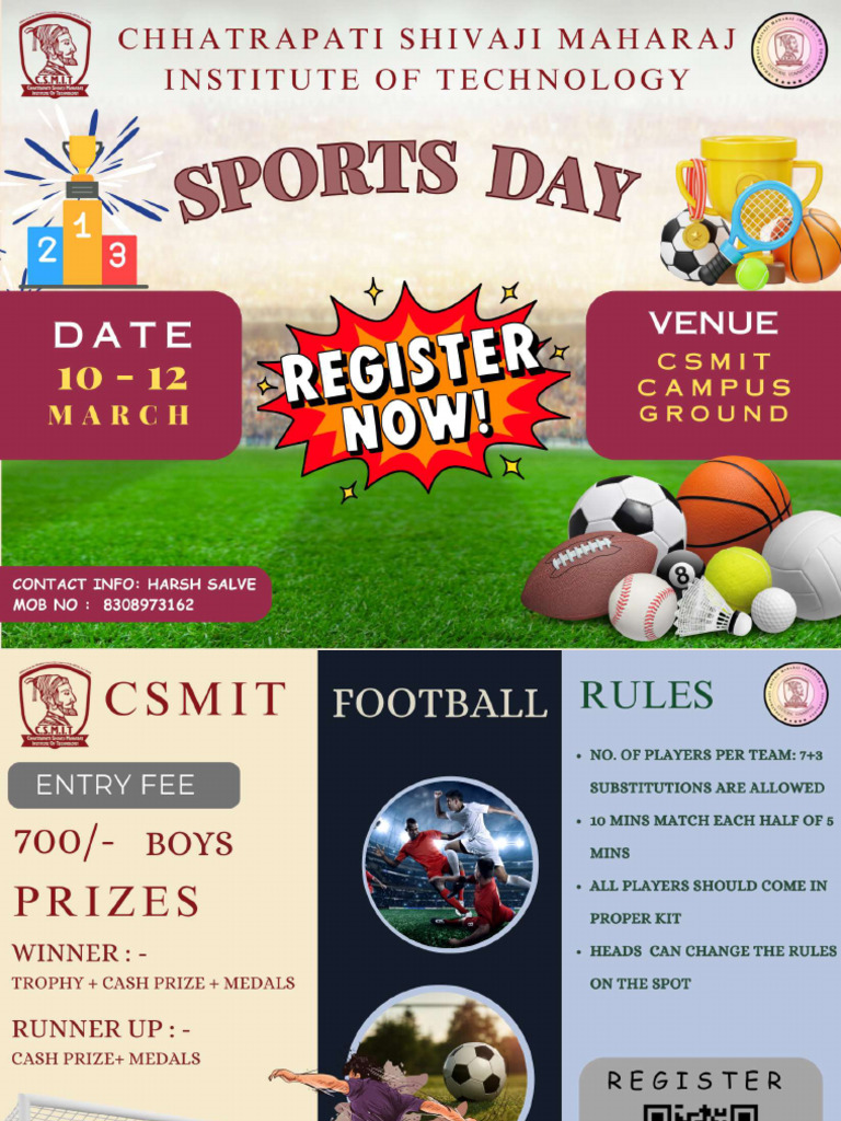 Csmit Sports Brochure | PDF