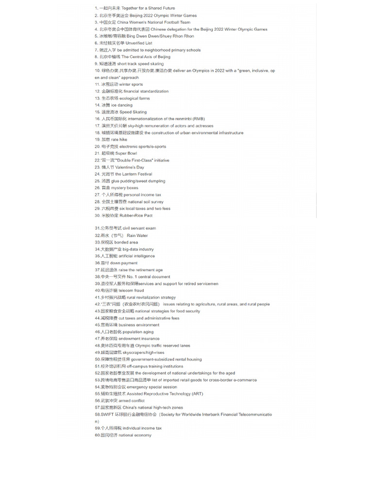 mti词条热词汇编 | PDF