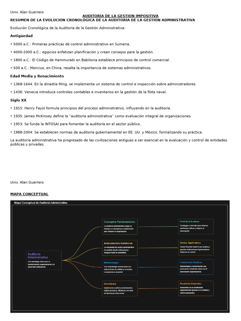 Tarea Auditoría - Alan Guerrero | PDF