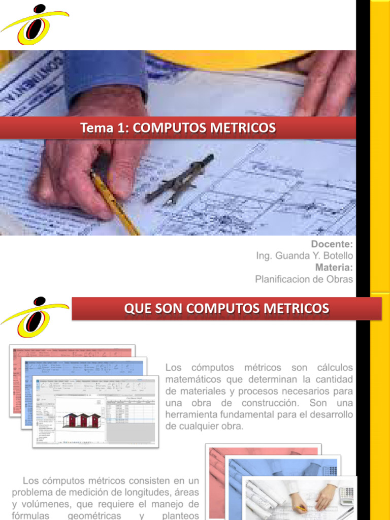 Computos Metricos | PDF | Volumen | Medición