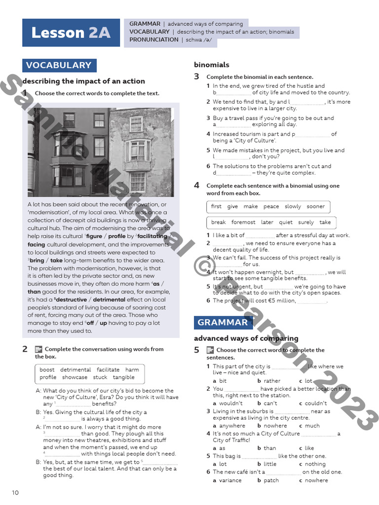 Speakout 3e C1-C2 U2 - Workbook | PDF | Sign Language | Linguistics