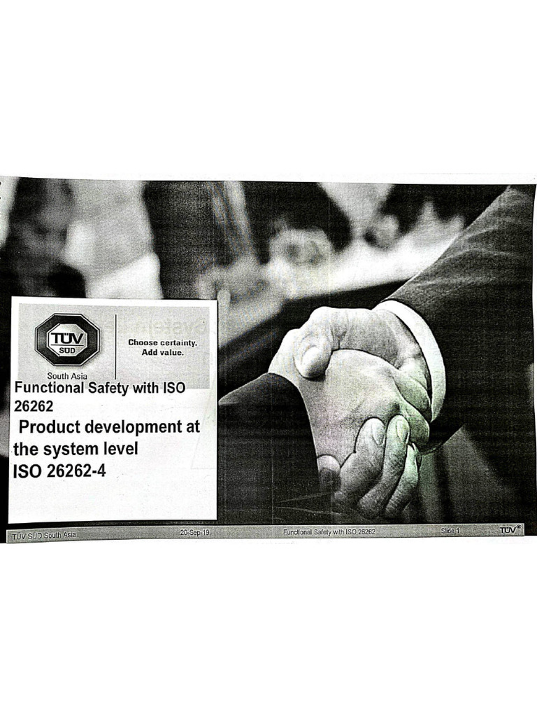 ISO 26262_Part4 - Product development at system level | PDF