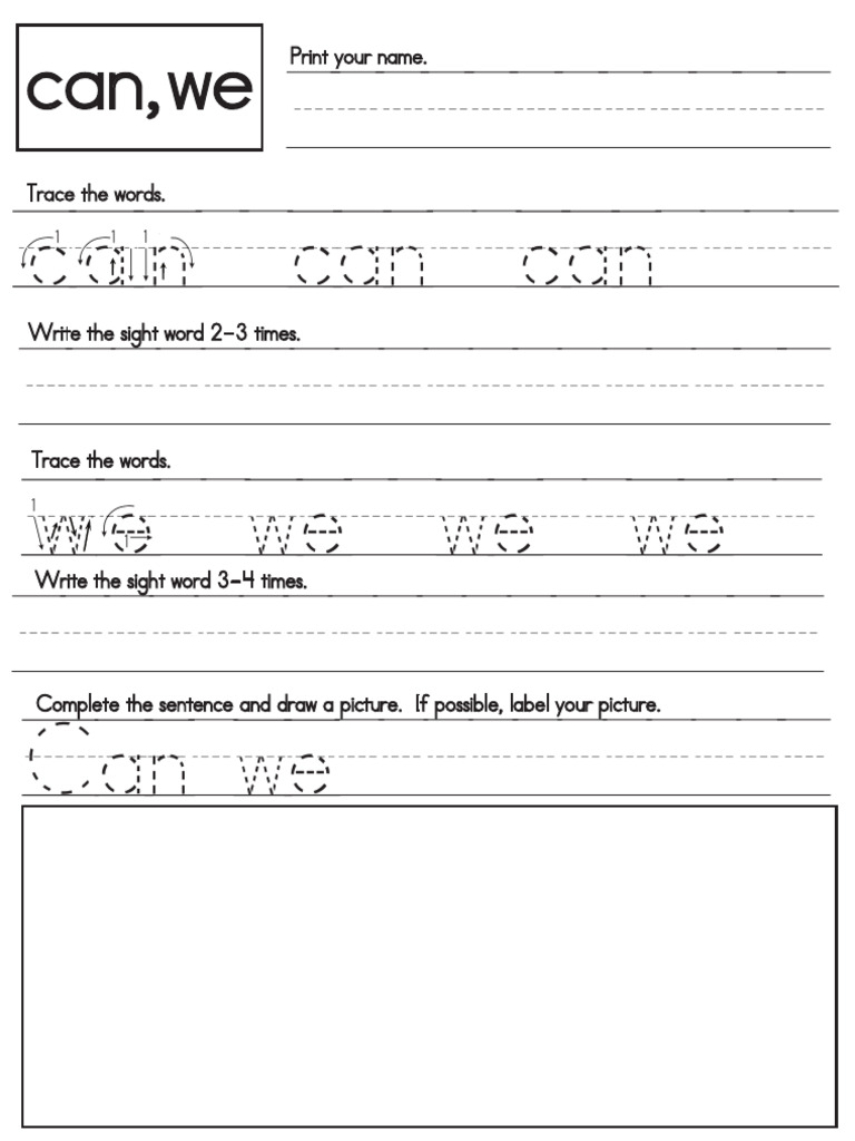 Sight Word Practice Activities | PDF