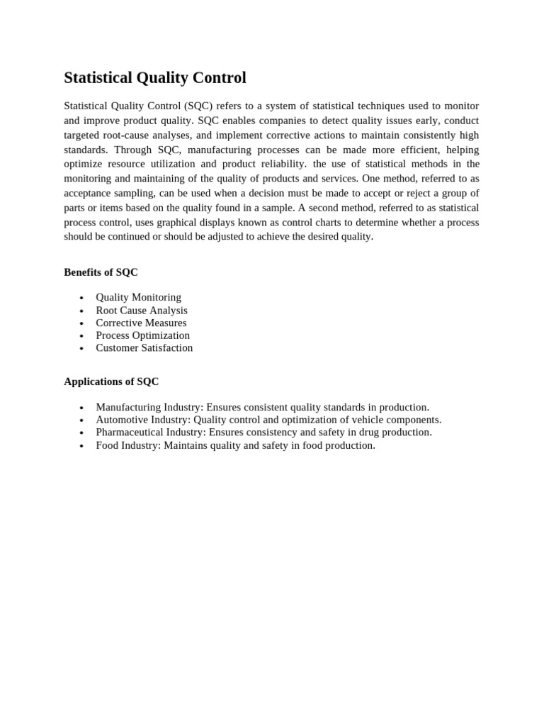 Statistical Quality Control, Safety | PDF | Programmable Logic ...