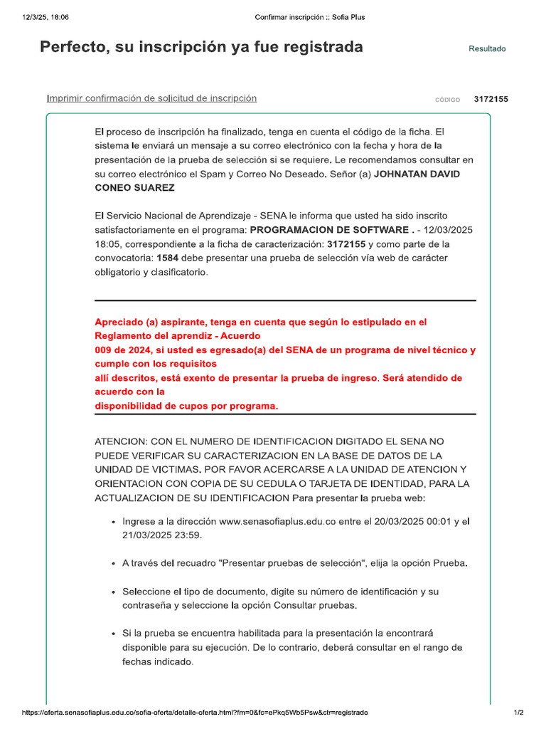 PROGRAMACION DE SOFTWARE - Sofia Plus | PDF