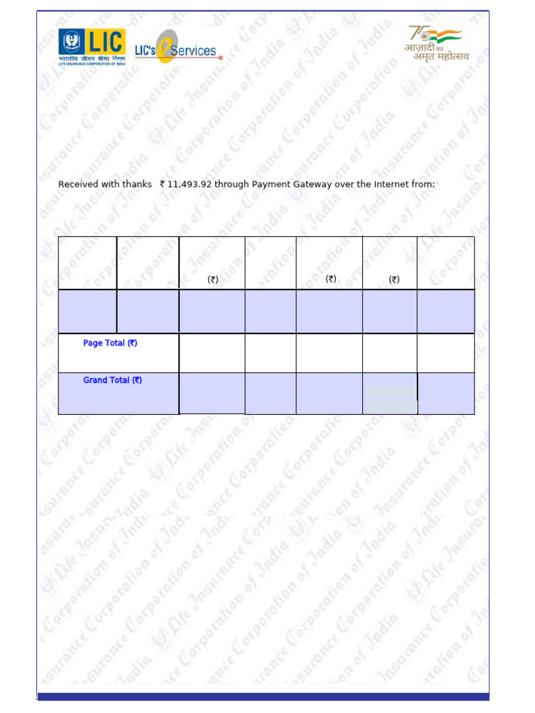 LIC - Annual Premium - Policy - 408752432 | PDF | Services (Economics ...