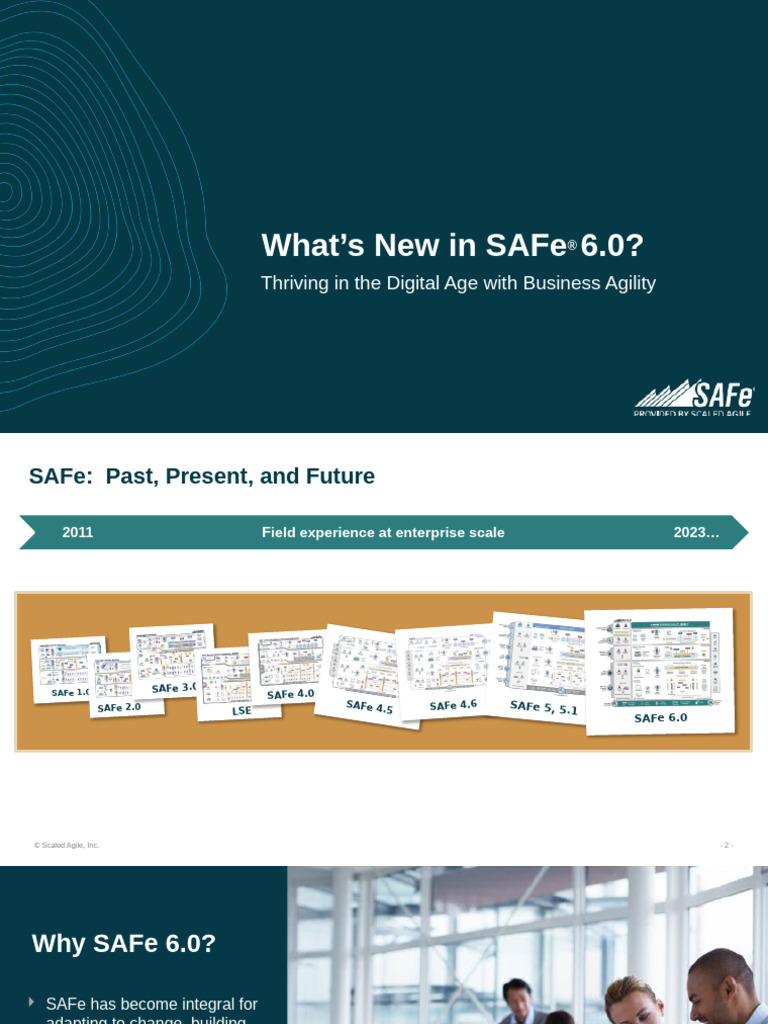 Whats New in SAFe 6.0-1 | PDF | Agile Software Development | Artificial ...
