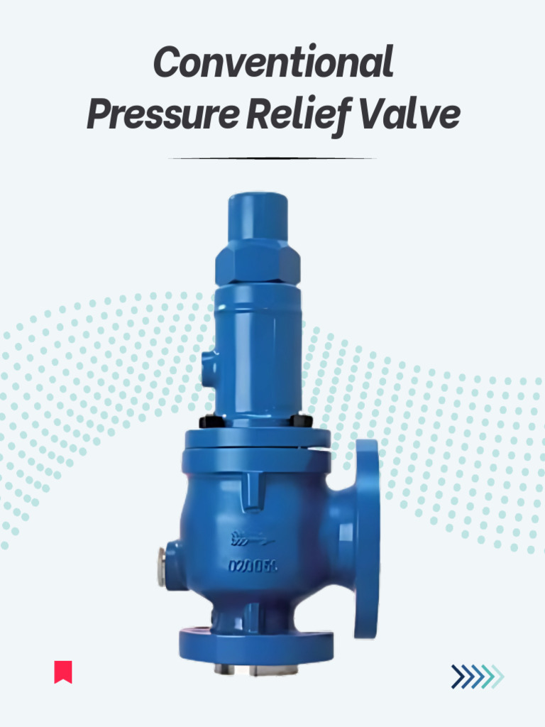 Conventional Pressure Relief Valve | PDF