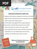 UK Visa Document Checklist 2025 | PDF