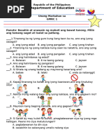Pagsasanay Sa Pagsulat at Pagbasa Sa Filipino Worksheet | PDF