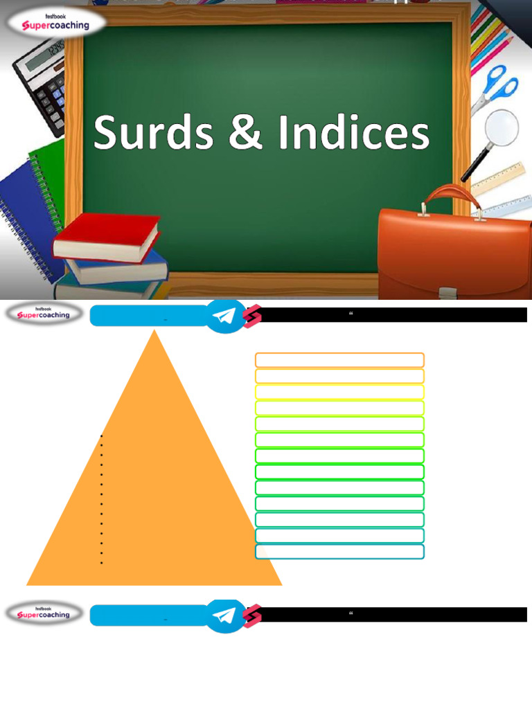 Surds and Indices Rules Explained | PDF | Multiplication | Numbers