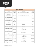 Nozzle Reinforcement Design Calculations | PDF | Mechanical Engineering ...