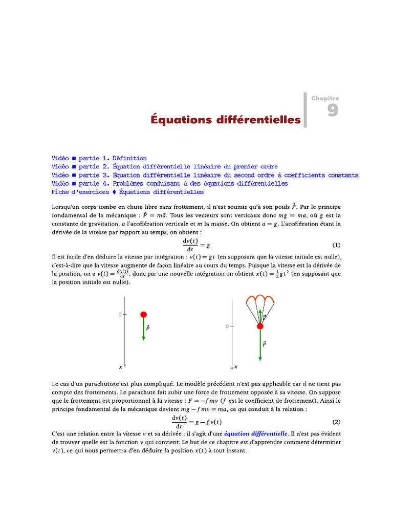 Equation Differentielle | PDF