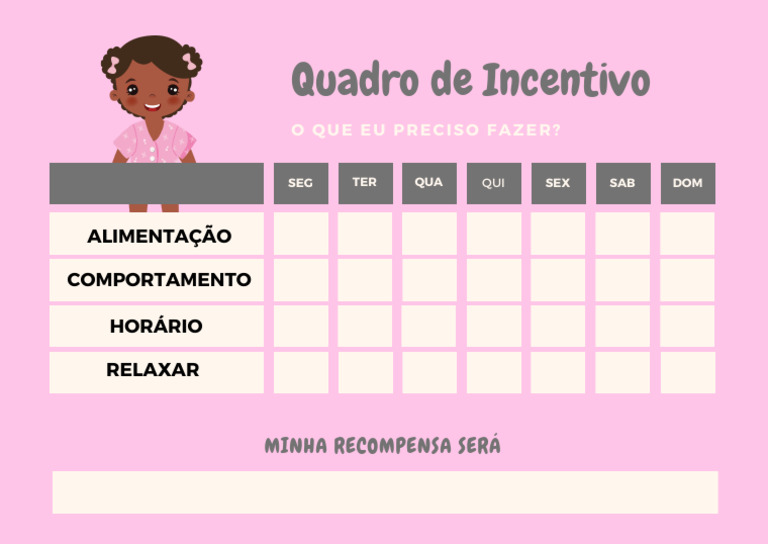 Blue and Purple Incentive Reward Chart | PDF