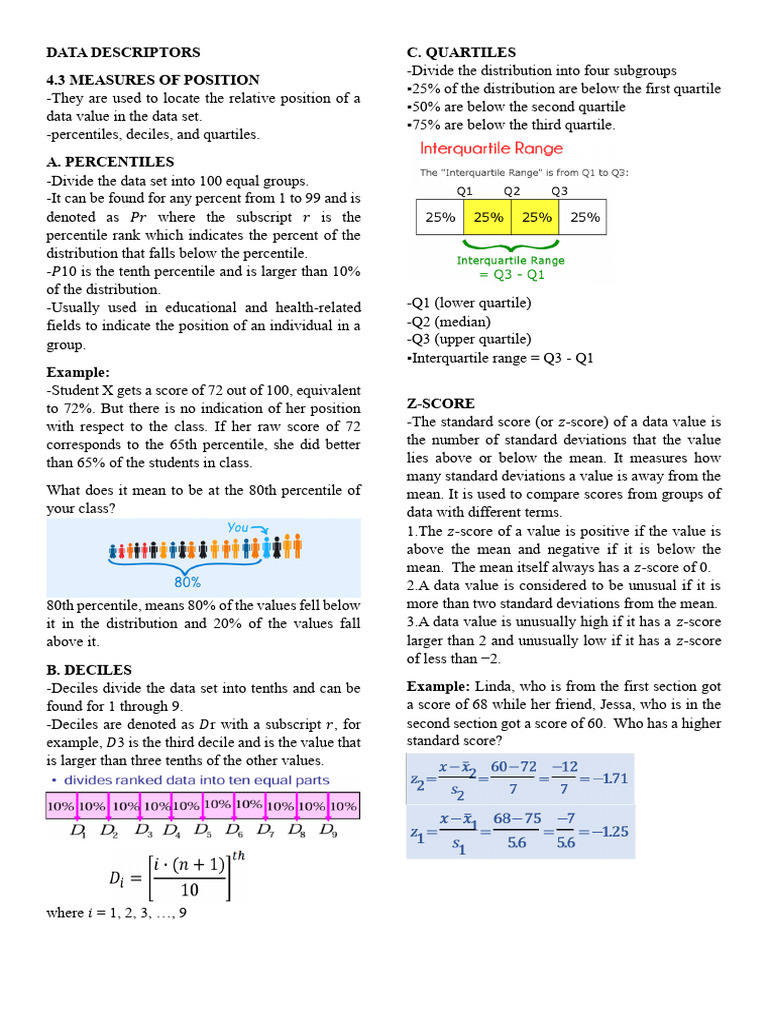 MMW - DATA DESCRIPTORS, PROBABILITIES AND NORMAL DISTRIBUTION , REGRESSION AND CORRELATION | PDF ...