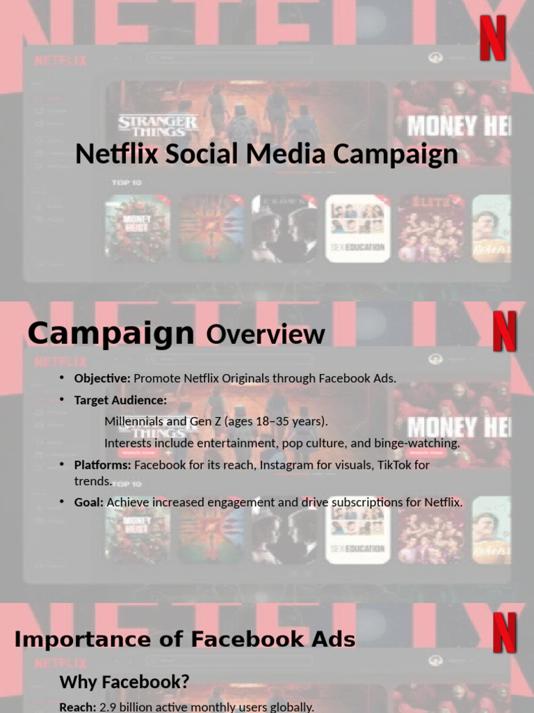 Netflix Social Media Campaign | PDF | Netflix | You Tube