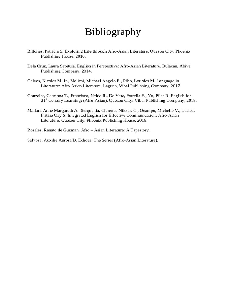 Bibliography | PDF