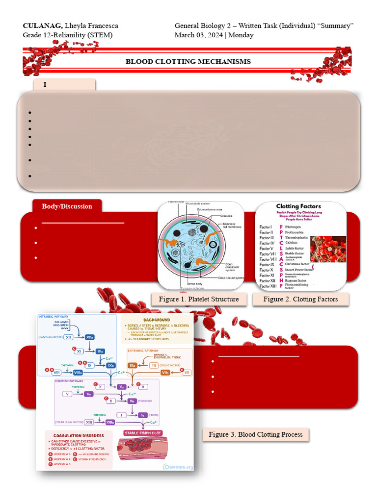Clotting Mechanisms and Factors Explained | PDF | Coagulation | Platelet
