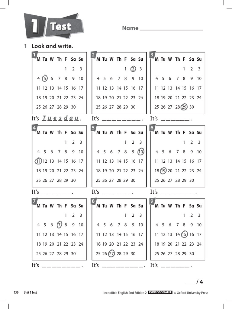 Incredible English 2. Tests 2nd Edition - Removed | PDF