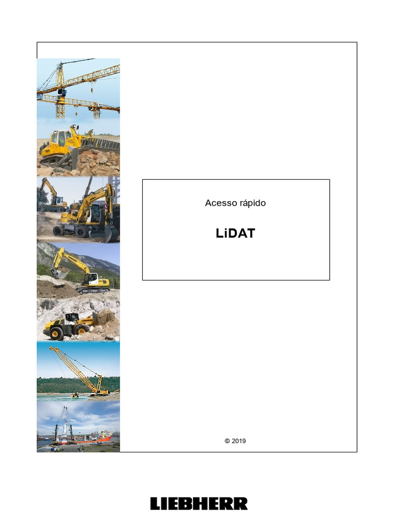 Manual Do LiDAT - Liebherr | PDF | Fazer login | Internet