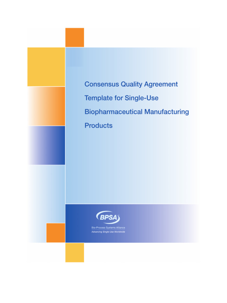 BPSA_Final_Quality_Agreement_Template | PDF | Verification And ...