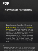 Different Types of Beats in Journalism | PDF