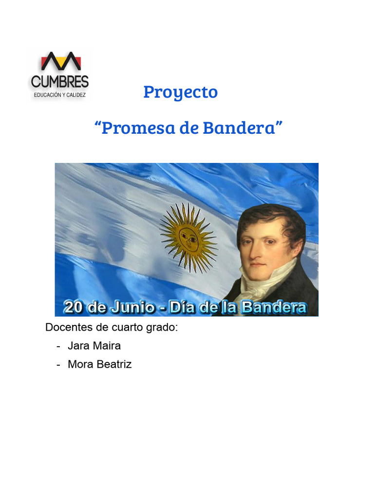 Proyecto de Bandera - 2023 | PDF