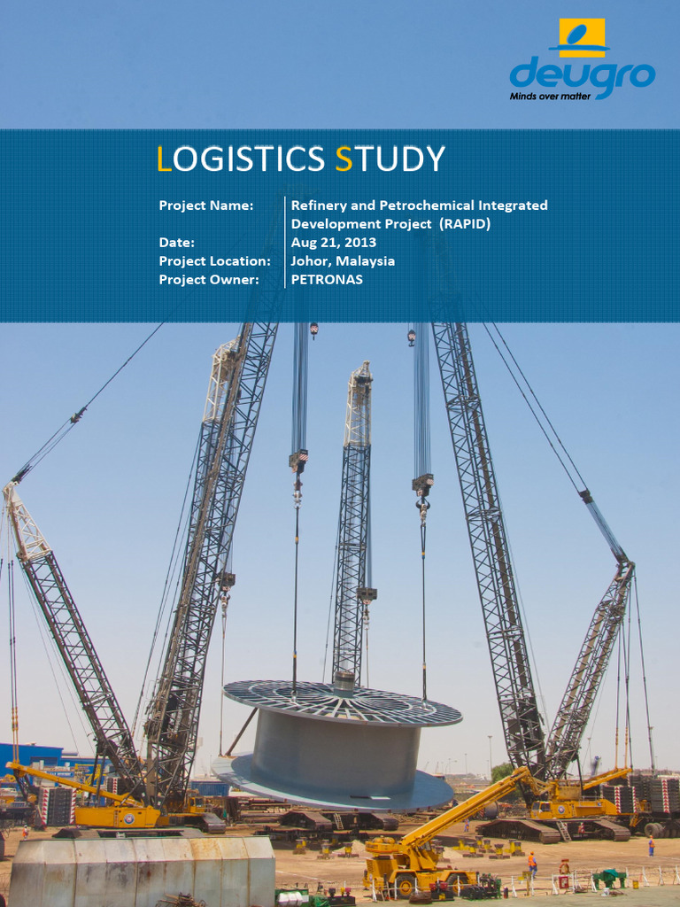 Deugro RAPID Logistics Study - Land Route Survey Rev 02 | PDF | Port | Oil Refinery