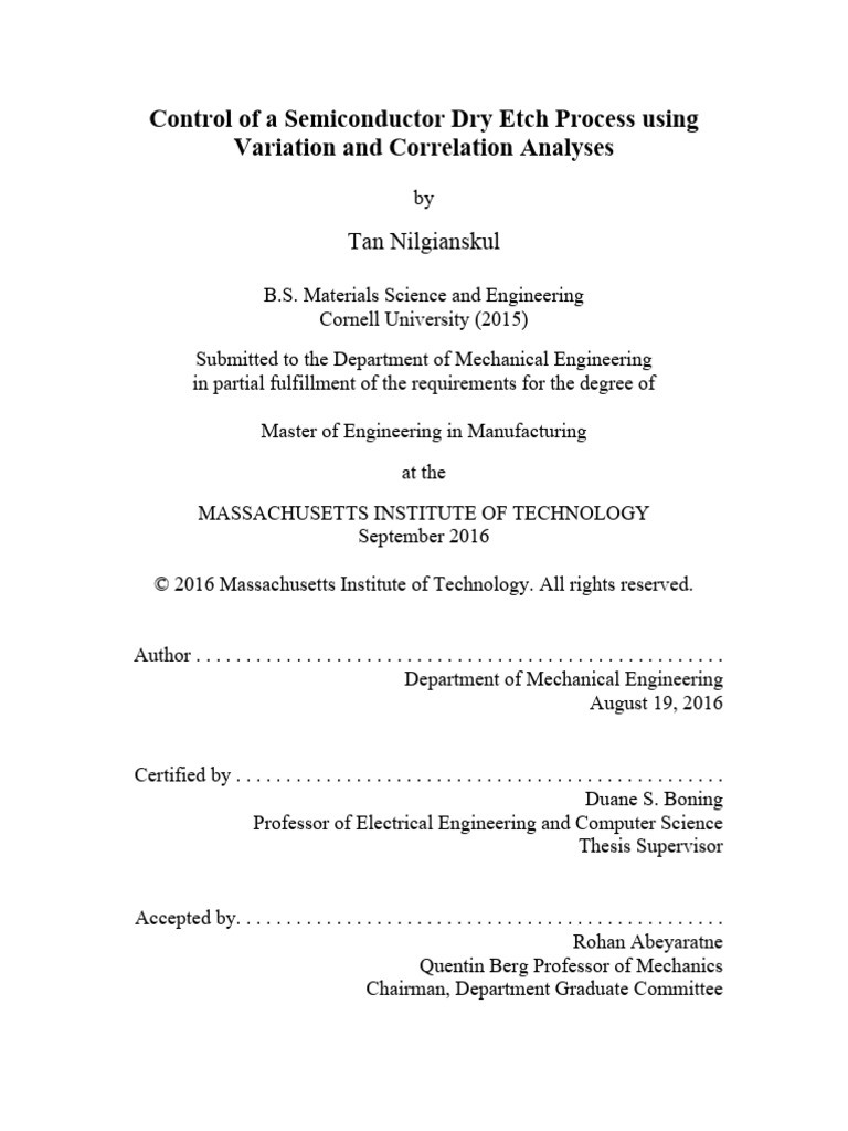 971137485-MIT | PDF | Semiconductor Device Fabrication